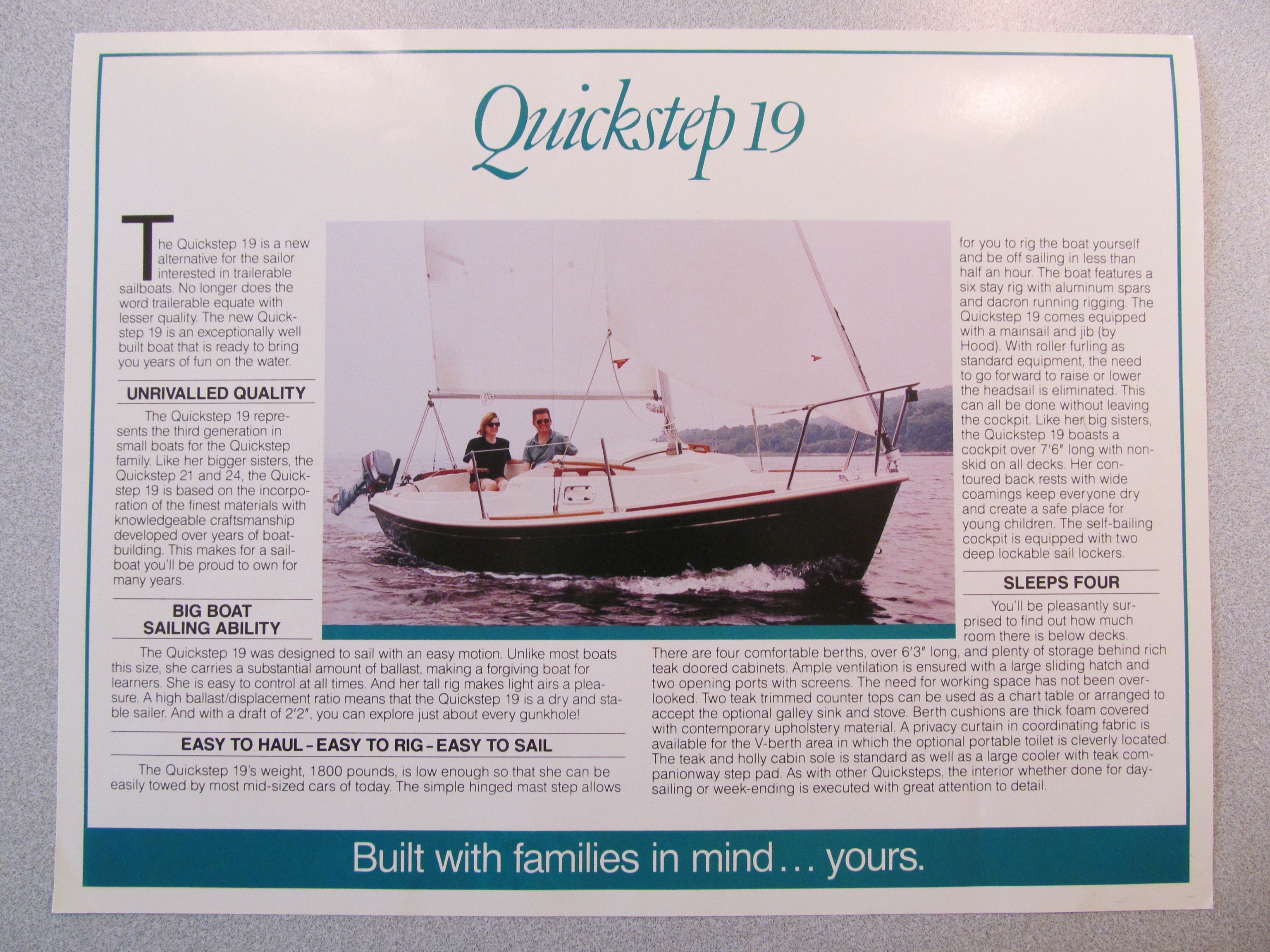 Brochures | Quickstep Owners' Group