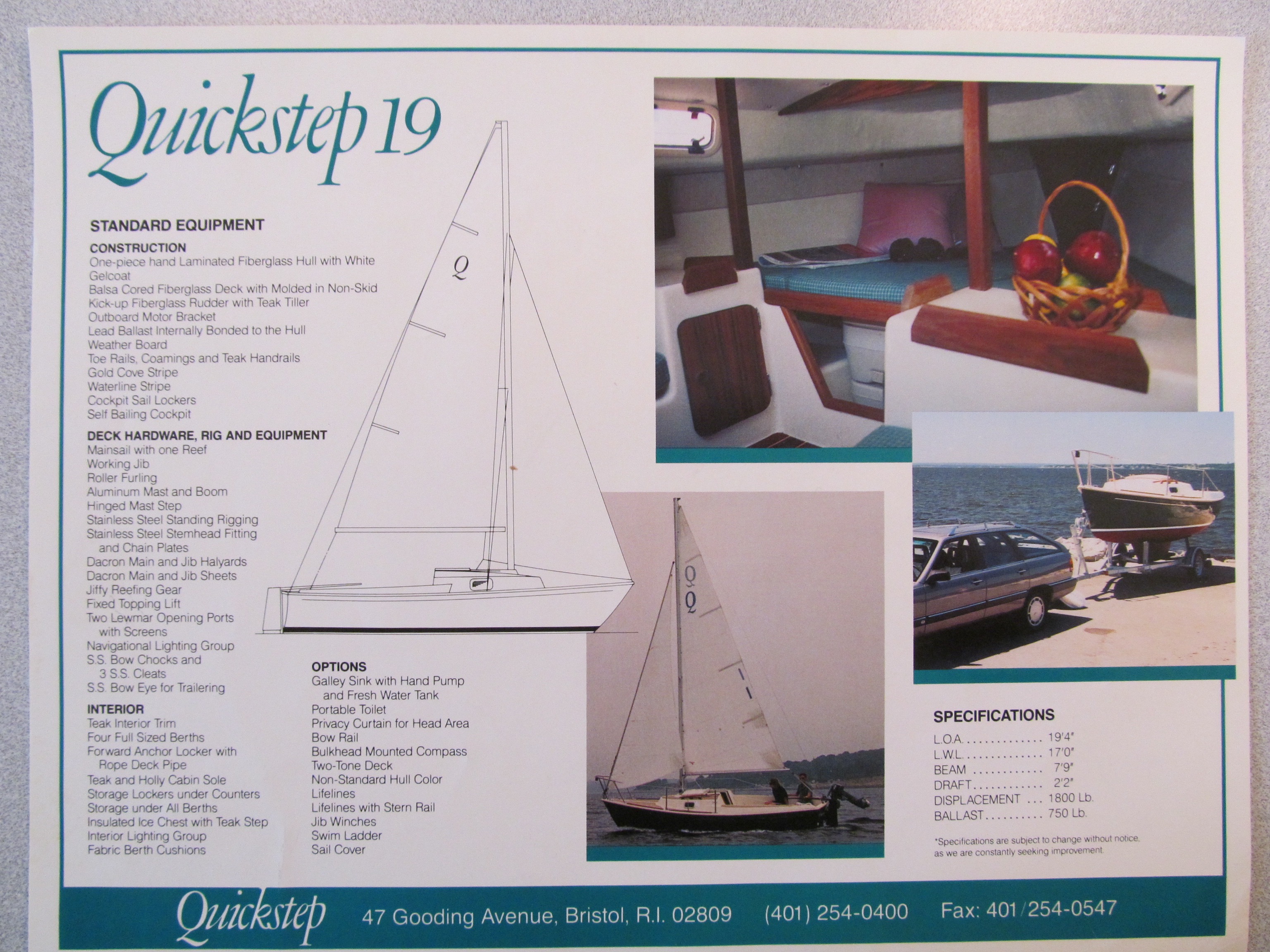 Brochures | Quickstep Owners' Group